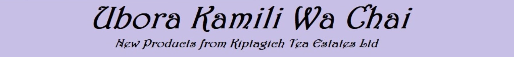 Kiptagich Tea Estates